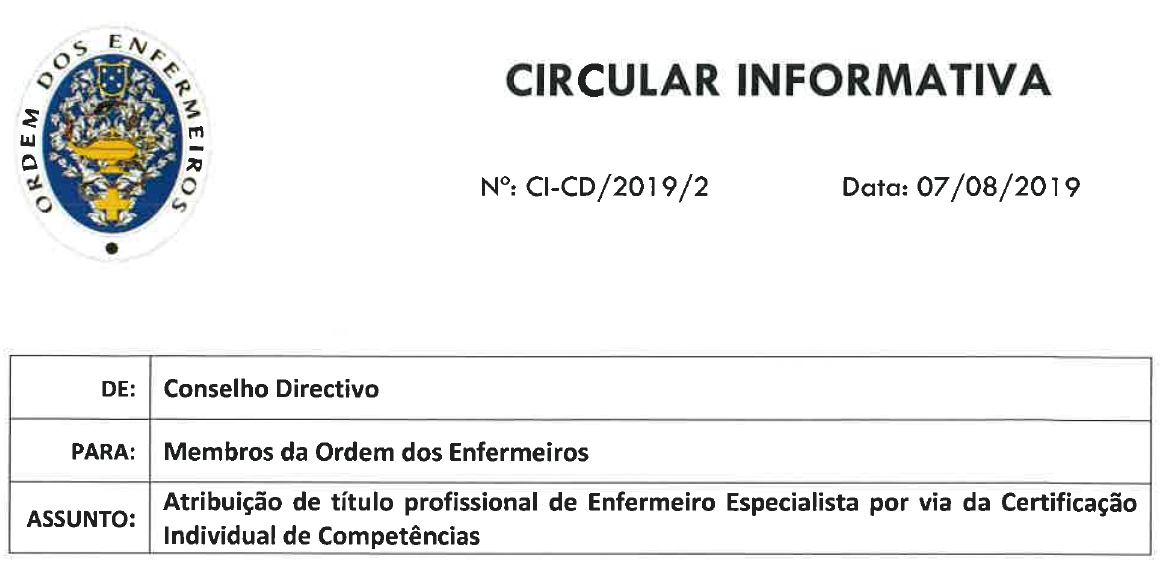 Circular Informativa Nº: CI-CD/2019/2 - Associação Portuguesa de ...